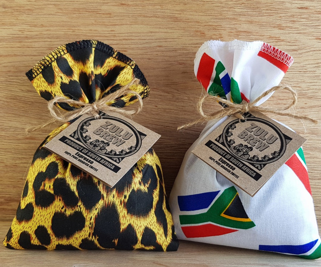Zulu Brew Coffee in Fabric Gift Bags – The Fat Whale Gifts & Decor