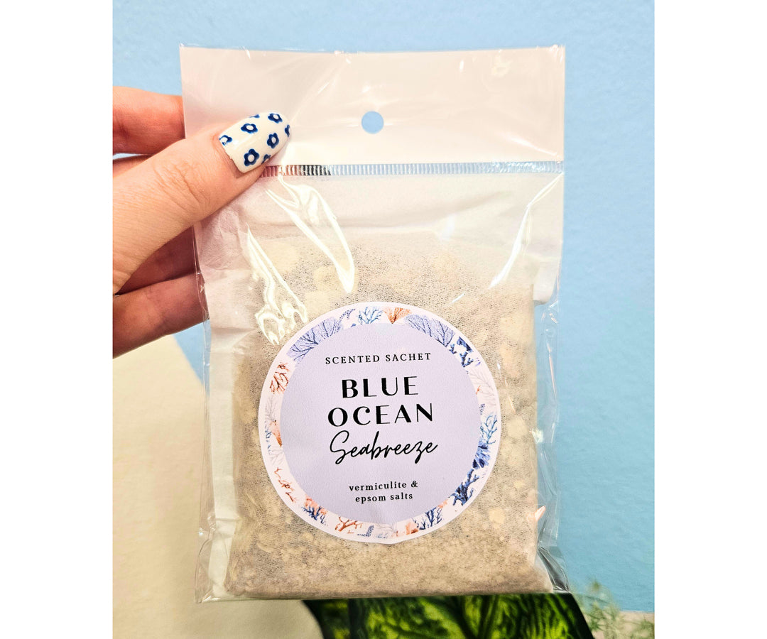 Blue Ocean Scented Sachet – The Fat Whale Gifts & Decor