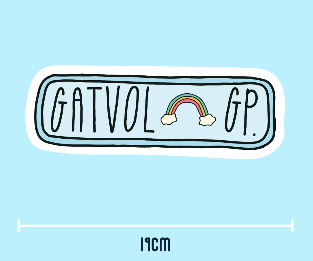 Gatvol Bumper Sticker – The Fat Whale Gifts & Decor