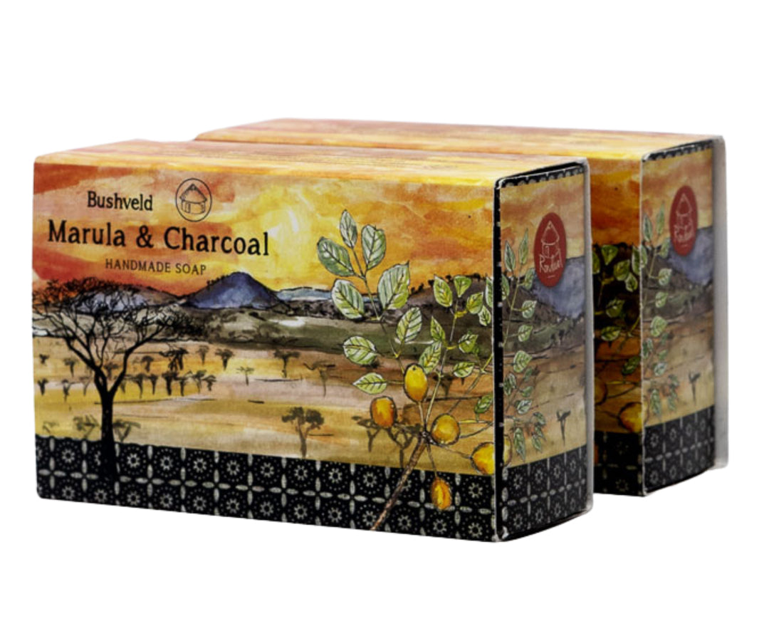 Marula & Charcoal Soap – The Fat Whale Gifts & Decor